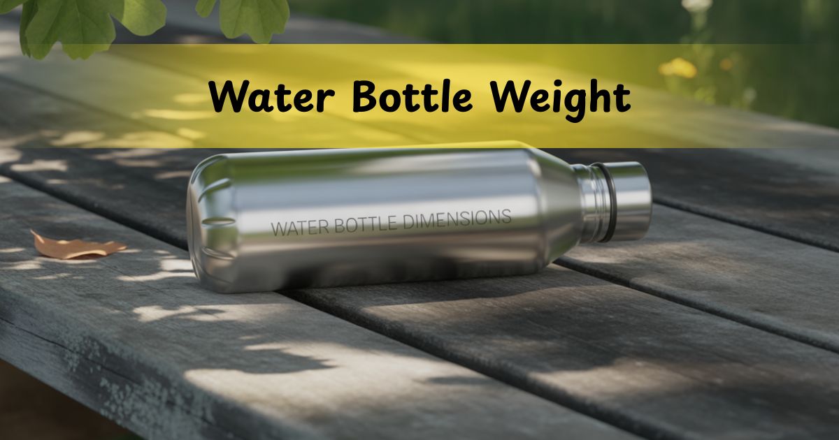 Water Bottle Dimensions: A Complete Guide With Facts