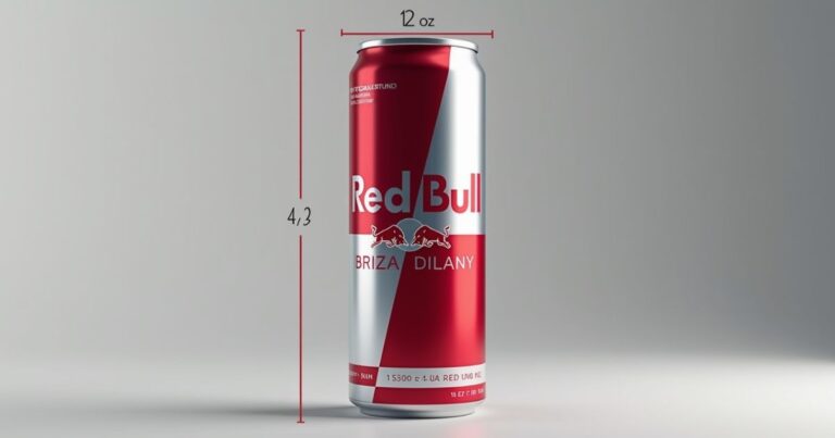Red Bull Can Dimensions: A Complete Guide To Red Bull Can Sizes, With ...