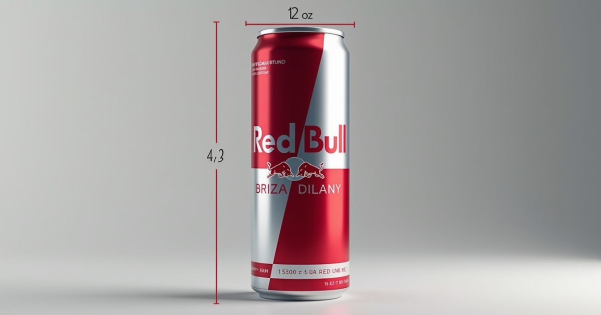 Red Bull Can Dimensions: A Complete Guide To Red Bull Can Sizes, With ...