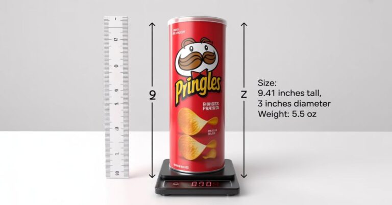 Pringles Can Dimensions: Size, Height, Length, Diameter & Everything ...